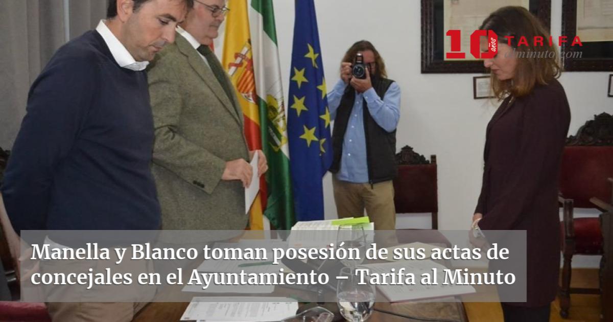 Manella y Blanco toman posesión de sus actas de concejales en el ...