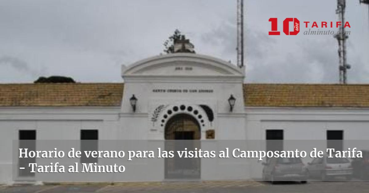 Horario de verano para las visitas al Camposanto de Tarifa