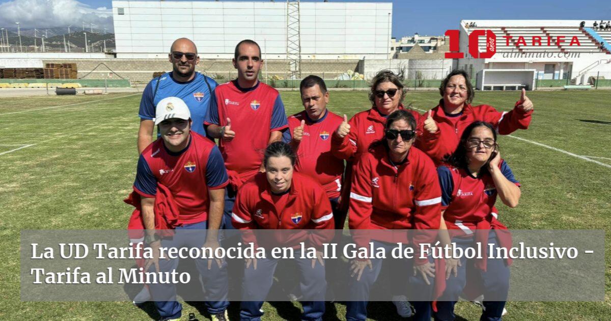 La UD Tarifa reconocida en la II Gala de Fútbol Inclusivo