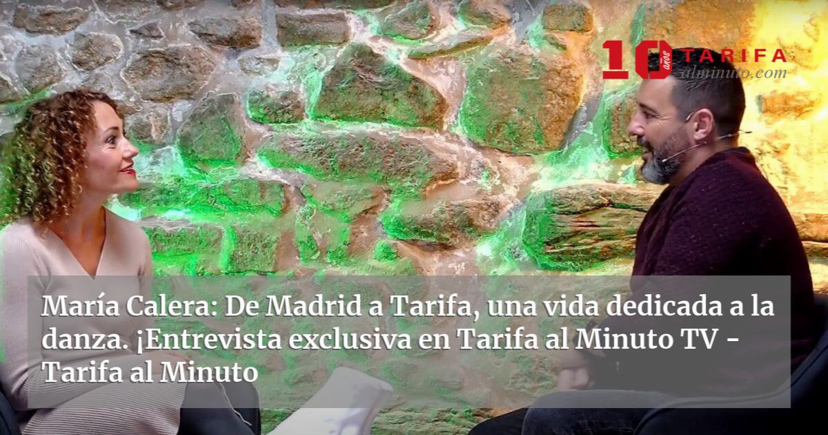 María Calera: De Madrid a Tarifa, una vida dedicada a la danza ...