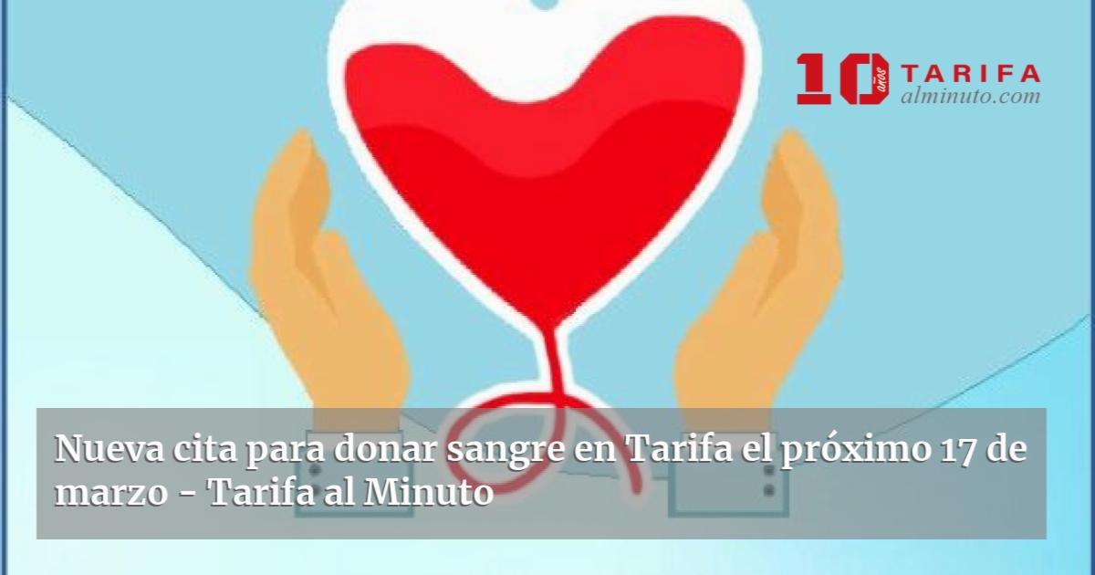 Nueva cita para donar sangre en Tarifa el próximo 17 de marzo
