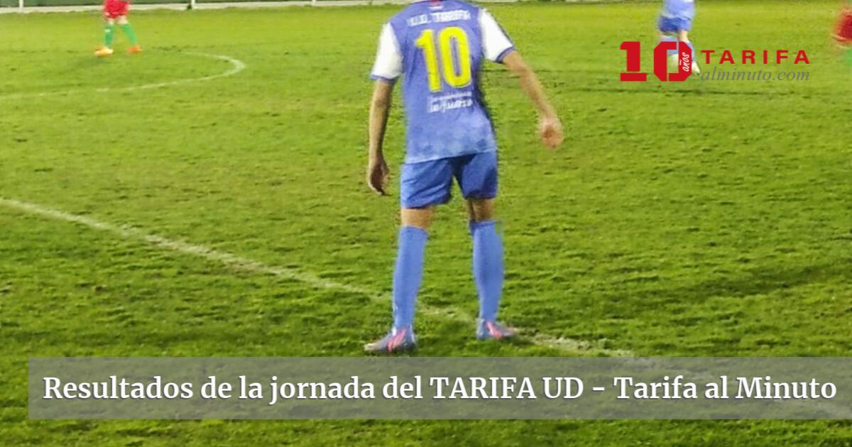 Resultados de la jornada del TARIFA UD