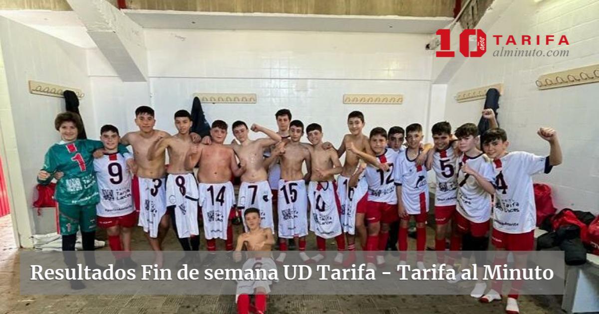 Resultados Fin de semana UD Tarifa – Tarifa al Minuto