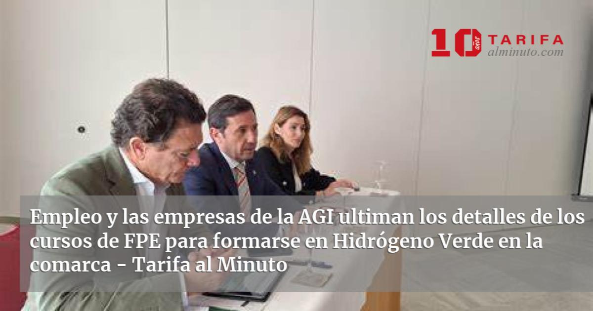 Empleo y las empresas de la AGI ultiman los detalles de los cursos de ...