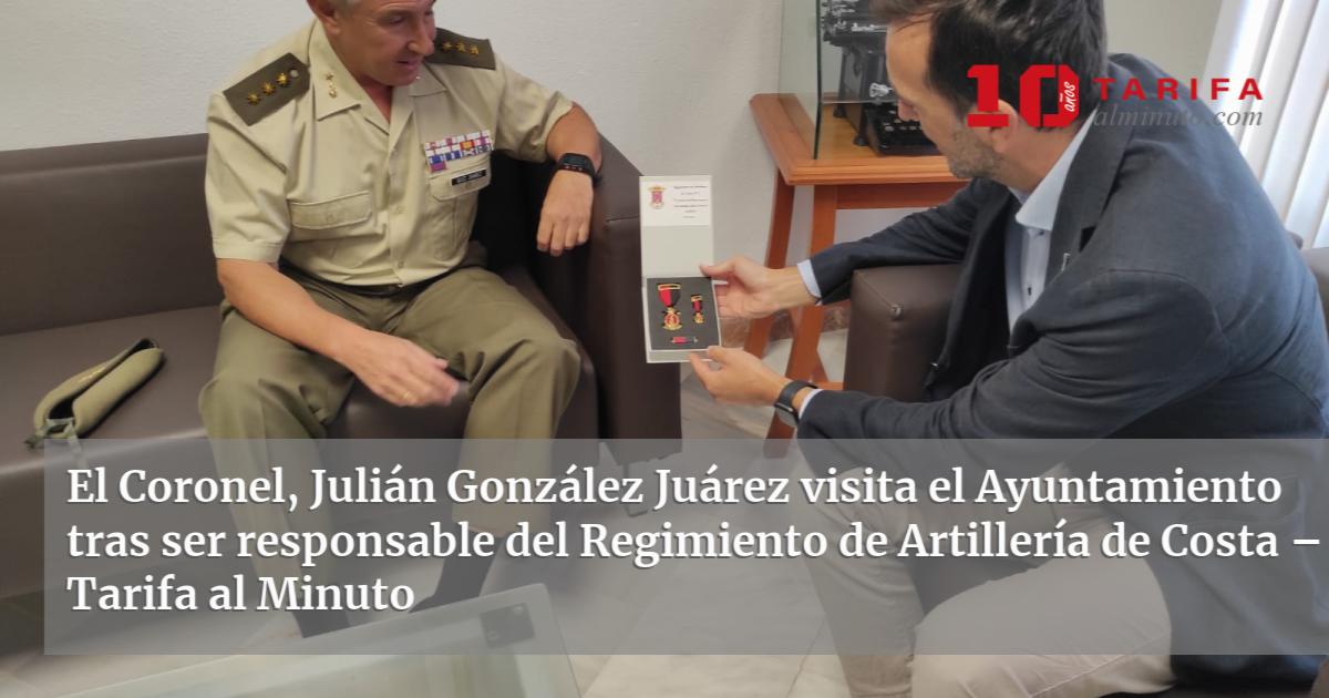 El Coronel, Julián González Juárez visita el Ayuntamiento tras ser ...