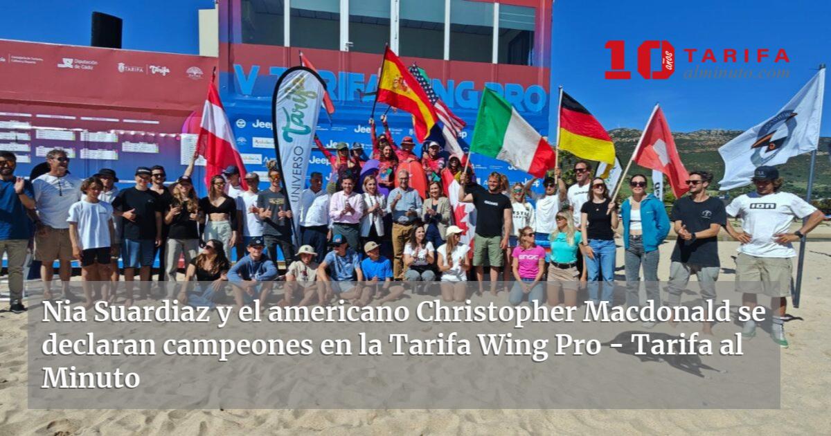 Nia Suardiaz y el americano Christopher Macdonald se declaran campeones ...