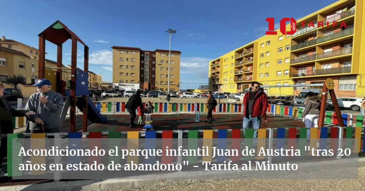 Acondicionado el parque infantil Juan de Austria "tras 20 años en ...