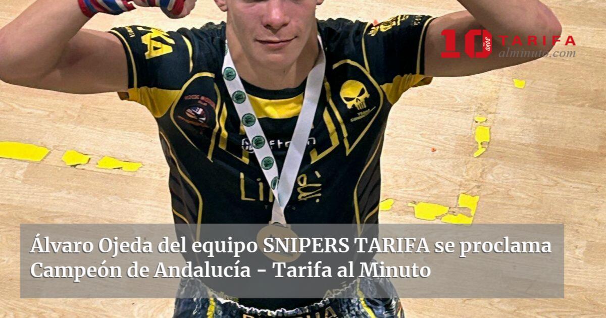 Álvaro Ojeda, del Snipers Tarifa, se proclama Campeón de Andalucía en ...