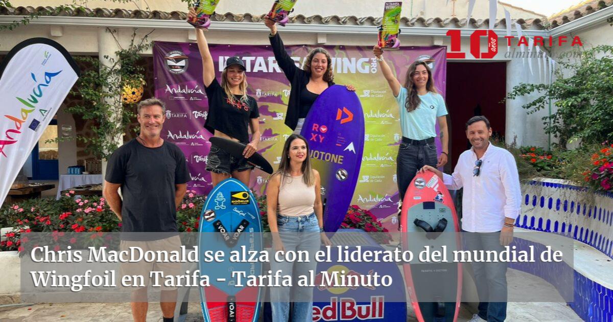 Chris MacDonald se alza con el liderato del mundial de Wingfoil en Tarifa