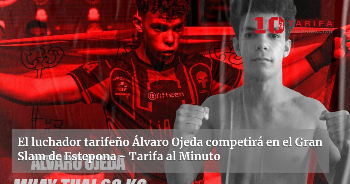 El luchador tarifeño Álvaro Ojeda competirá en el Gran Slam de Estepona