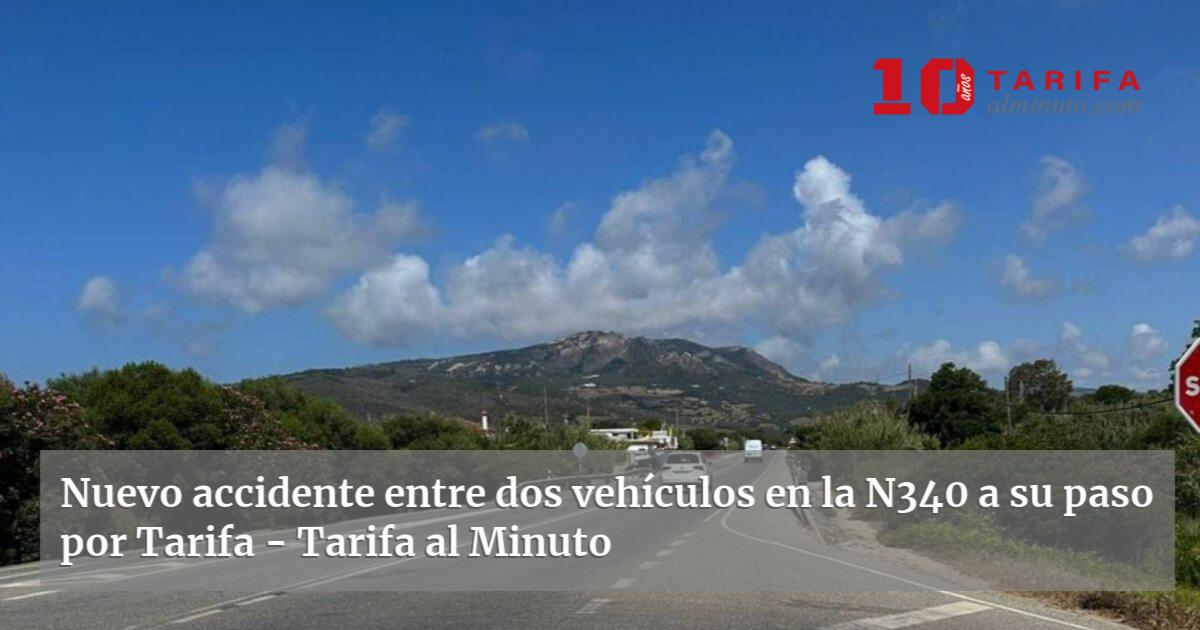 Nuevo accidente entre dos vehículos en la N340 a su paso por Tarifa