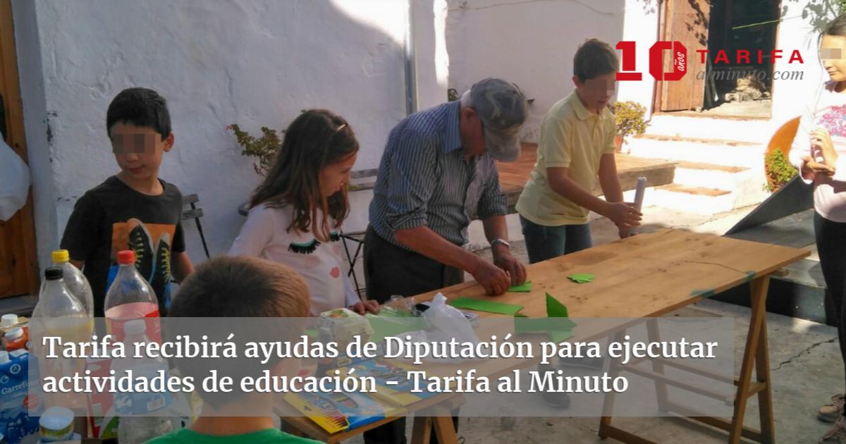Tarifa recibirá ayudas de Diputación para ejecutar actividades de ...