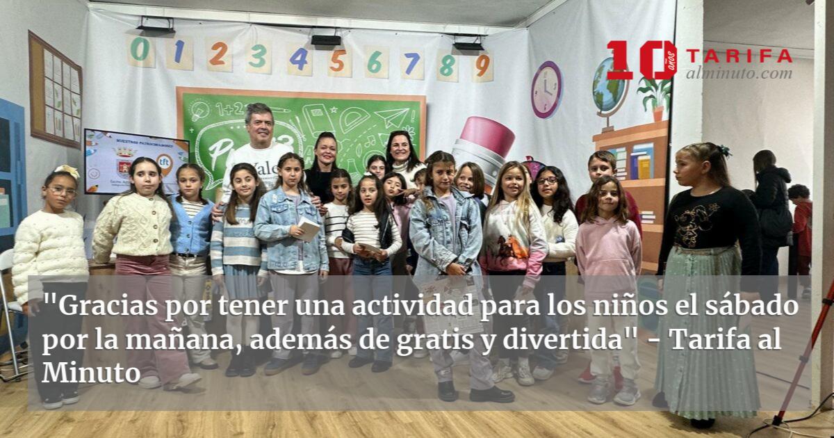 "Gracias por tener una actividad para los niños el sábado por la mañana ...