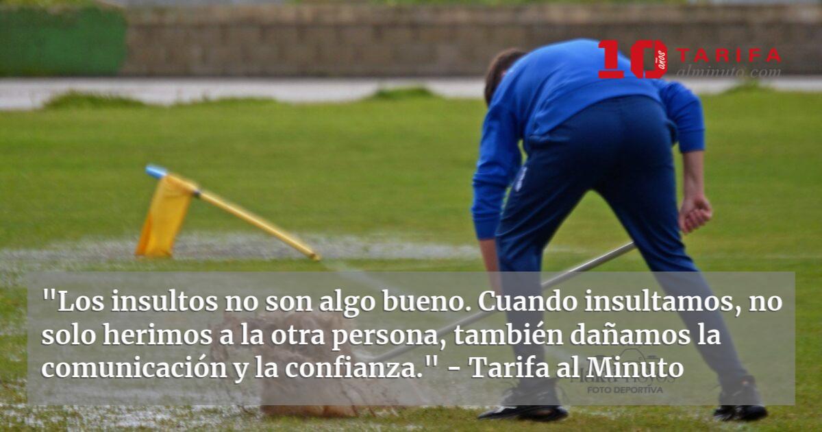 "Los insultos no son algo bueno. Cuando insultamos, no solo herimos a ...
