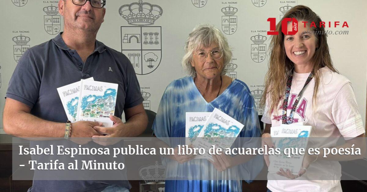 Isabel Espinosa publica un libro de acuarelas que es poesía
