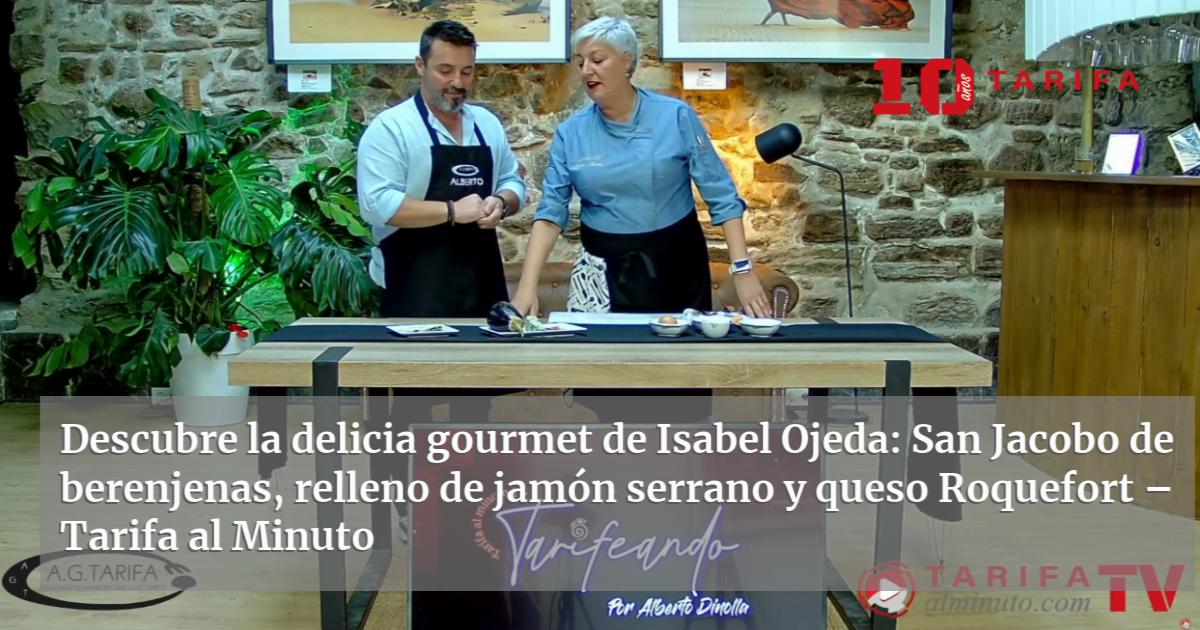 Descubre la delicia gourmet de Isabel Ojeda: San Jacobo de berenjenas, relleno de jamón serrano ...