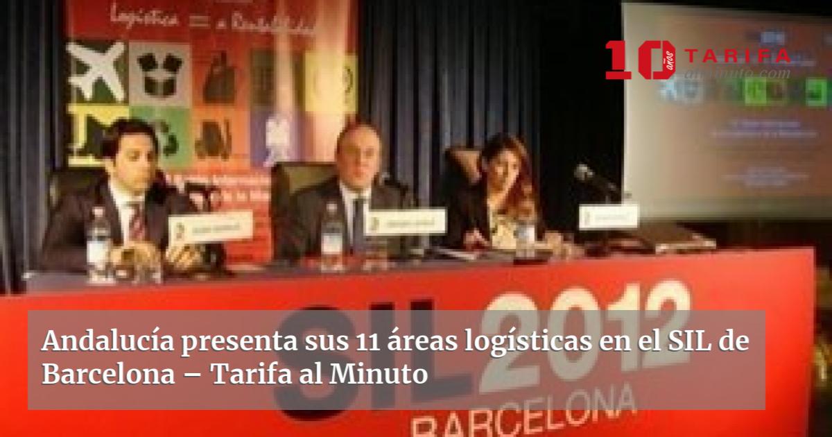 Andalucía presenta sus 11 áreas logísticas en el SIL de Barcelona