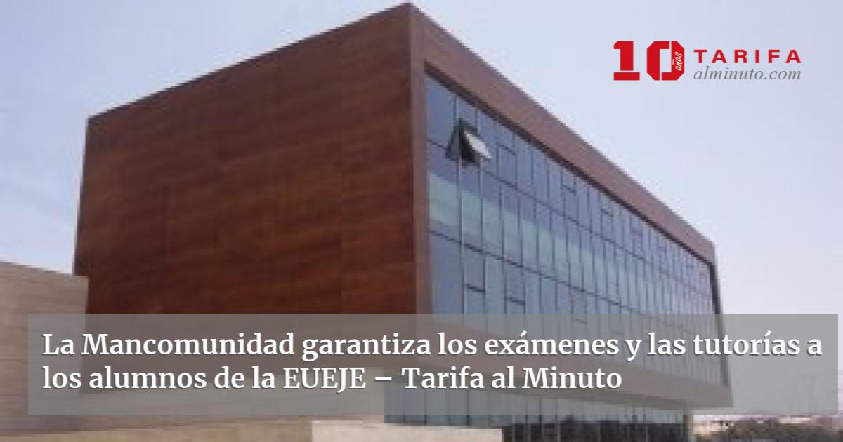 La Mancomunidad garantiza los exámenes y las tutorías a los alumnos de ...