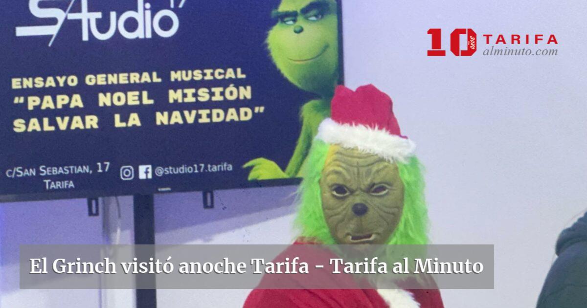 El Grinch visitó anoche Tarifa