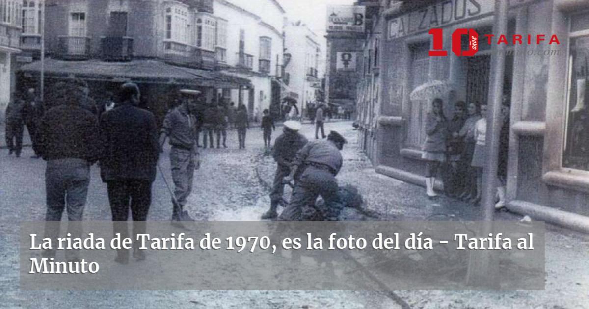 La riada de Tarifa de 1970, es la foto del día