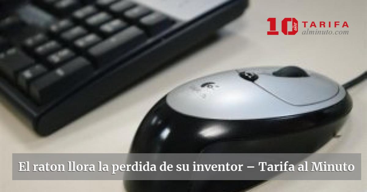 El raton llora la perdida de su inventor