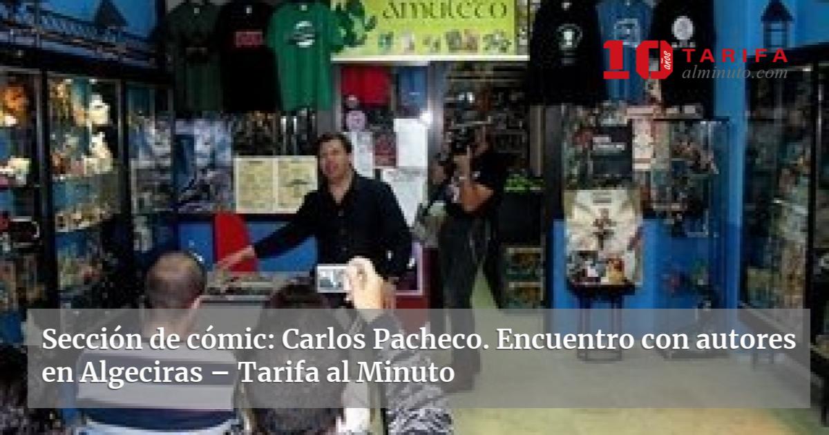 Sección de cómic: Carlos Pacheco. Encuentro con autores en Algeciras